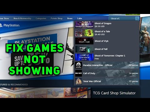 Fix Games Not Appearing in Steam Search Fixed ✅