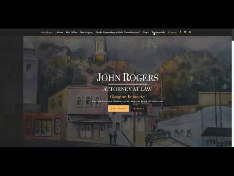 John Rogers Attorney WordPress Web Design