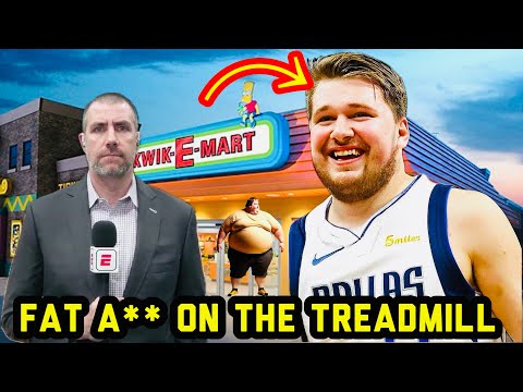 Luka RIPPED ESPN Reporter🤬EXPOSED he’s sensitive about FAT JOKES🤣