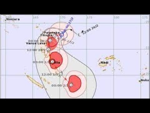 Tropical cyclone Judy forms near Vanuatu