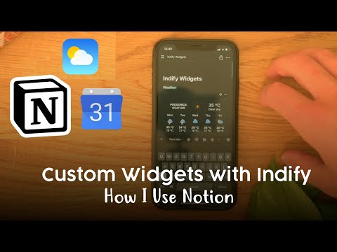 Using Indify For Custom Notion Widgets I Calendar, Weather & More