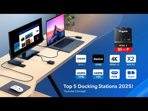 5 Best Laptop Docks for Dual Monitors & Power Delivery