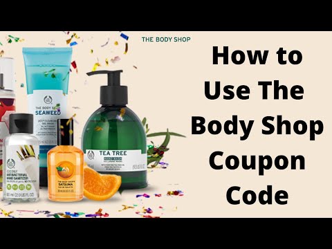 How to Use The Body Shop Coupon Code?