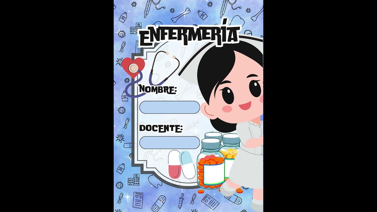 Carátula de Enfermería para imprimir en PDF