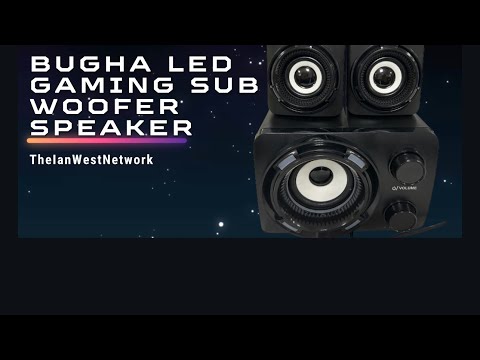 Bugha Led Gaming speaker with Sub Woofer review