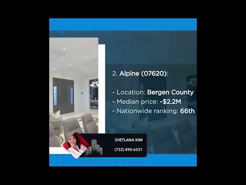 What are the top 4 priciest ZIP Codes in New Jersey?