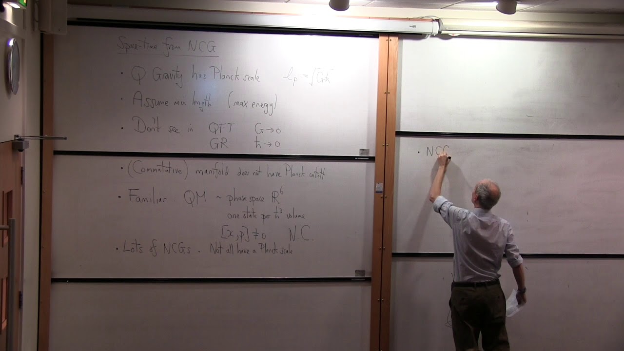 John Barrett, Space-time from non-commutative geometry