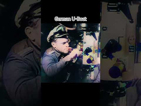 WW2 1942 | Das Boot German U-Boat Diving to PD (Periscope Depth) #ww2 #navalhistory #uboat