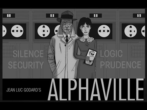 Alphaville 1965 - Bull Gamma 60's film noir draconian SciFi alt-reality