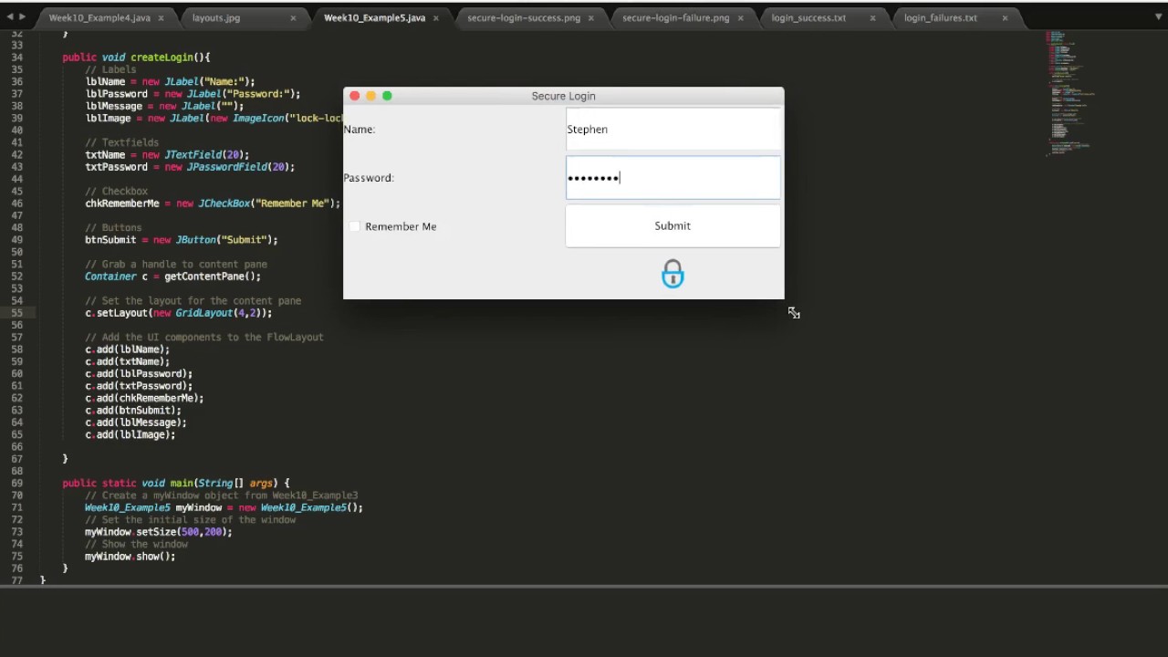 Using a GridLayout in Java