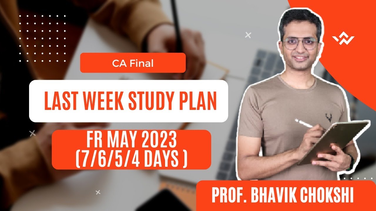FR STUDY PLAN (7/6/5/4 Days) & IMPORTANT TIPS | FR May 23