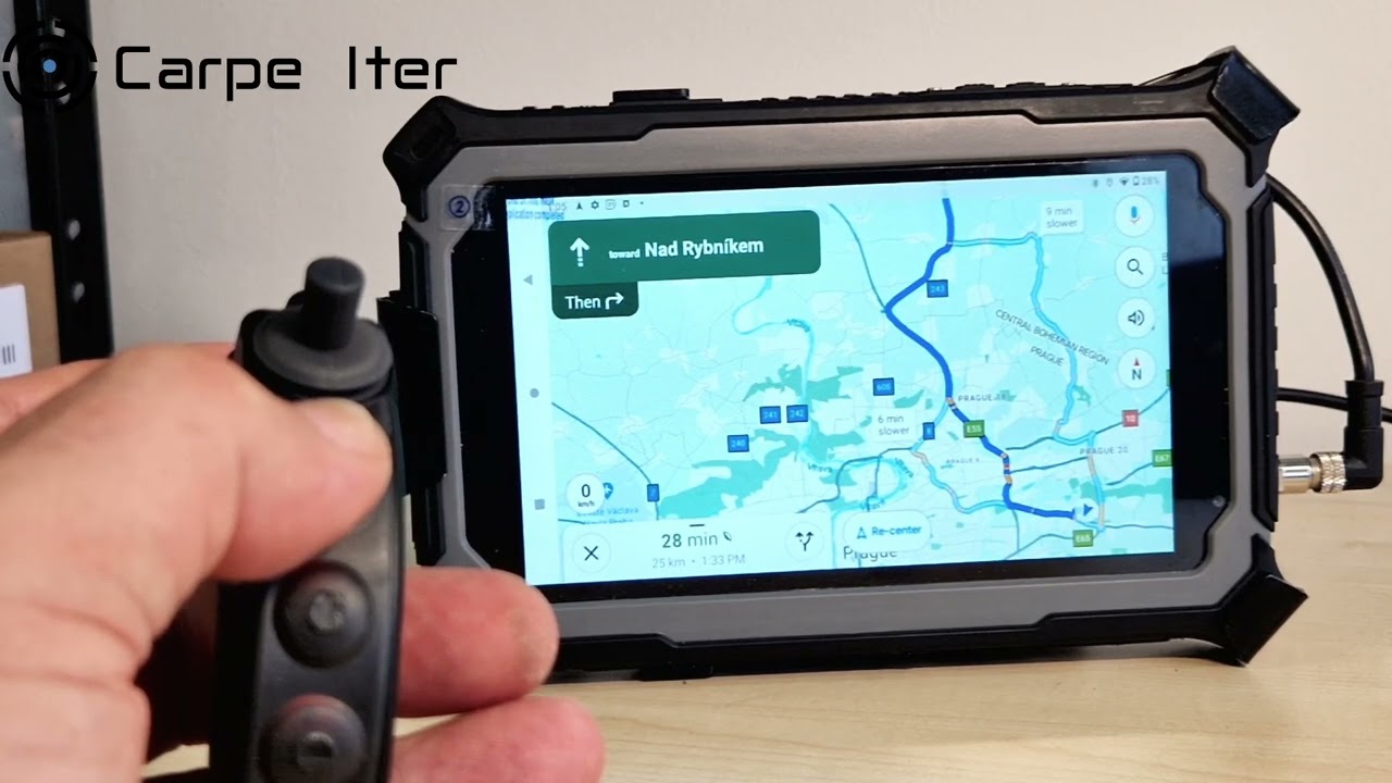 Handlebar controller for Google Maps by Carpe Iter