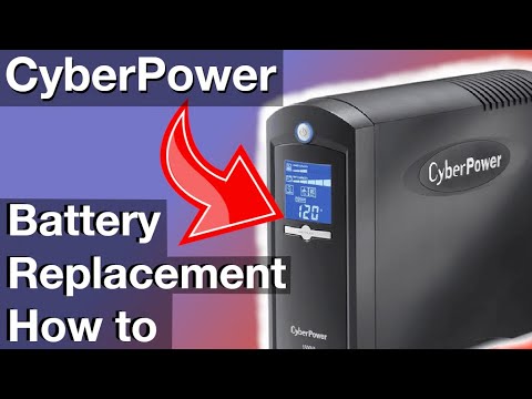 Battery Replacement CyberPower 1500AVR (How to instructions)