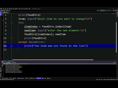 Python Lists - index Method