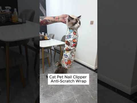 Stress-Free Cat Nail Clipping: Anti-Scratch Restraint Wrap