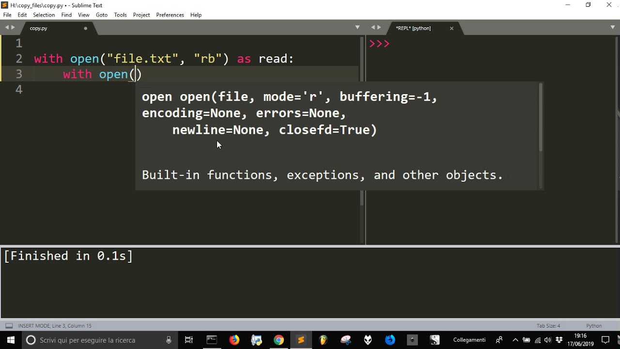 How to copy a file with Python