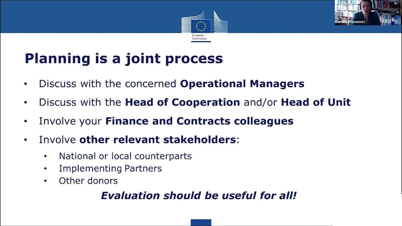 How to prepare an Evaluation Plan?