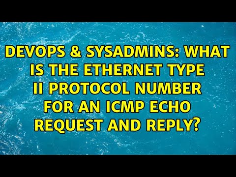 What is the Ethernet Type II Protocol number for an ICMP echo request and reply?