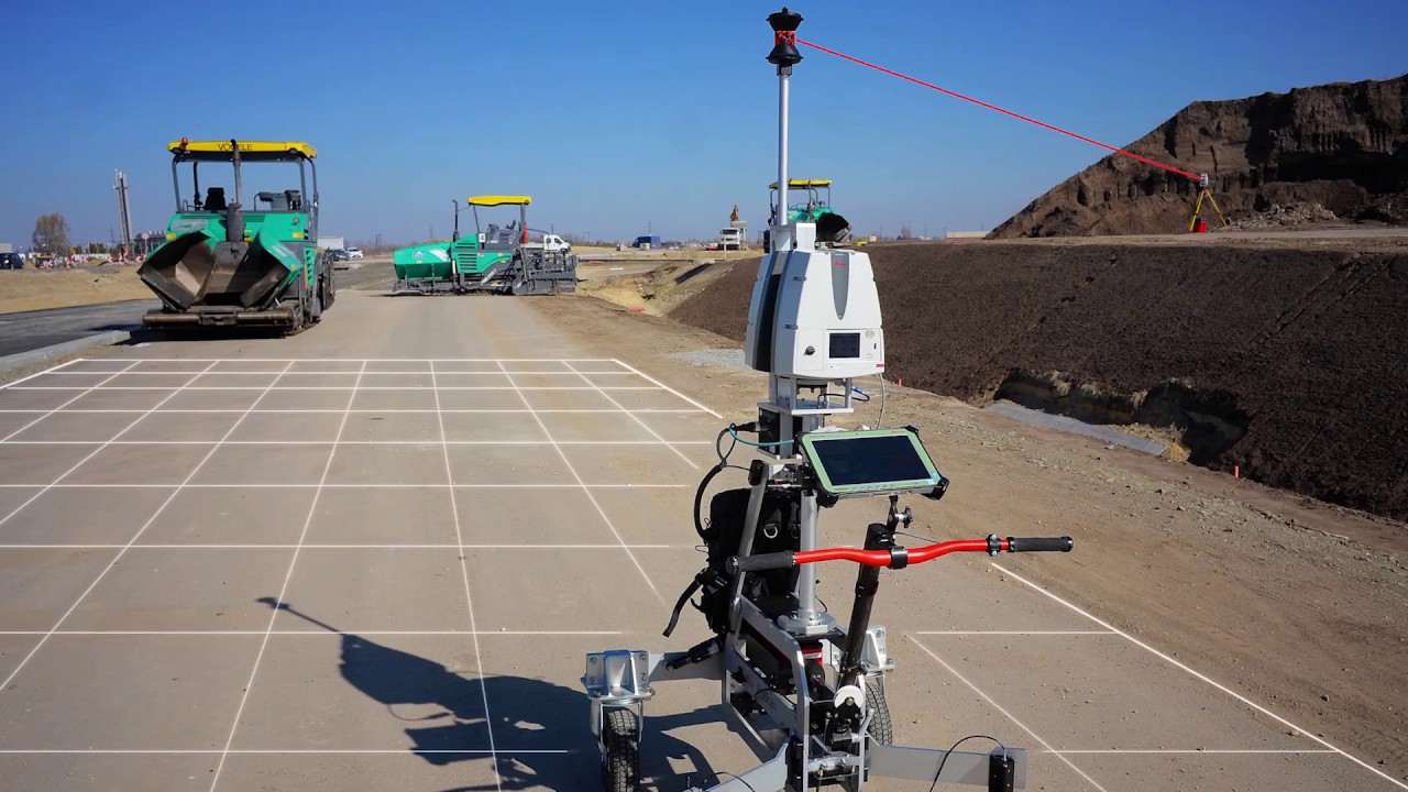 Leica Proscan for pavement validation in Hungary