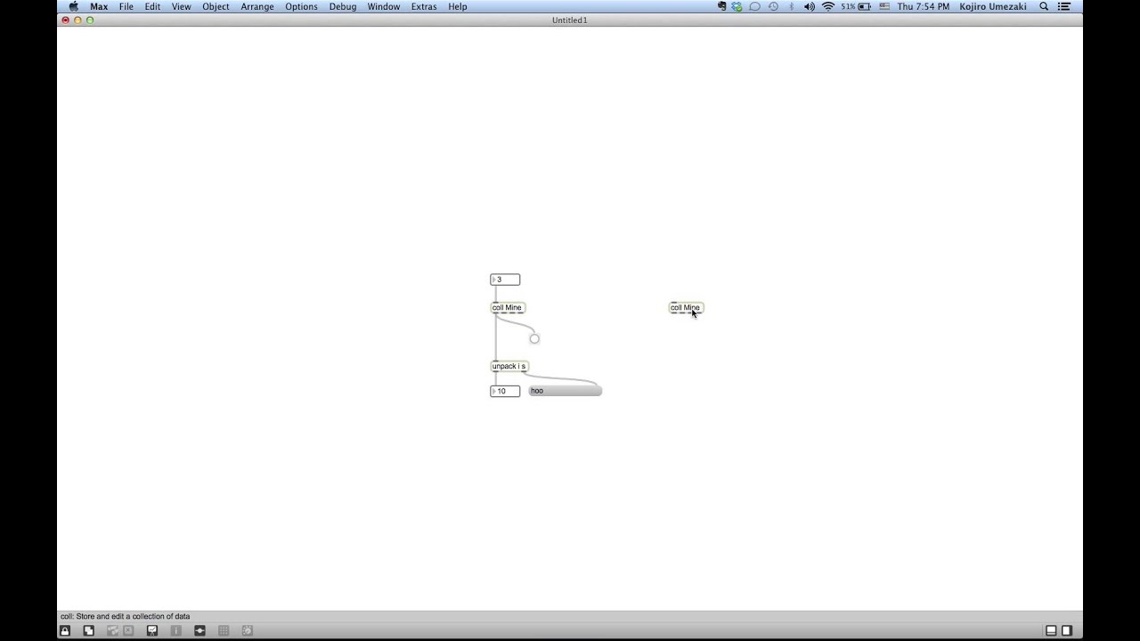Max Tutorial: coll Object (Part 5)