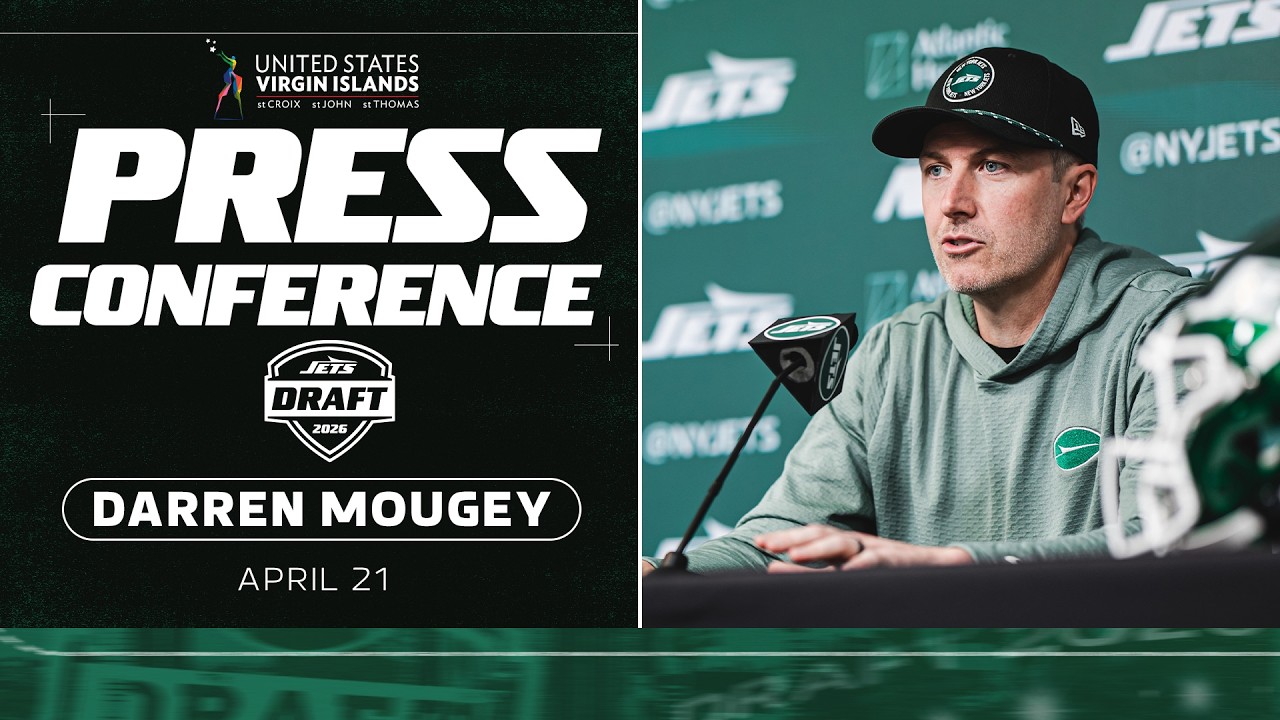 Jets GM Darren Mougey Pulls Back the Curtain on Top 30 Visits | NFL Pre-Draft Press Conference