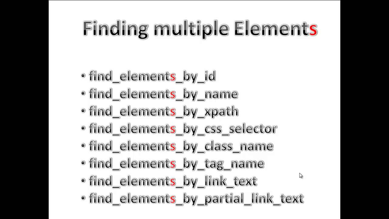 Selenium Python Tutorial - finding element on webpage