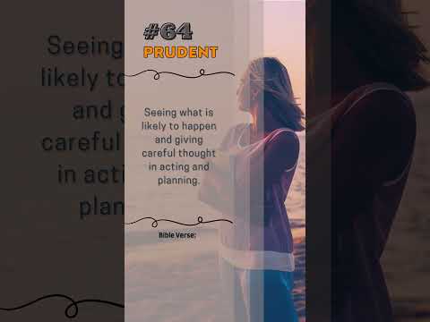 PRUDENT - Godly Character 64 #shorts