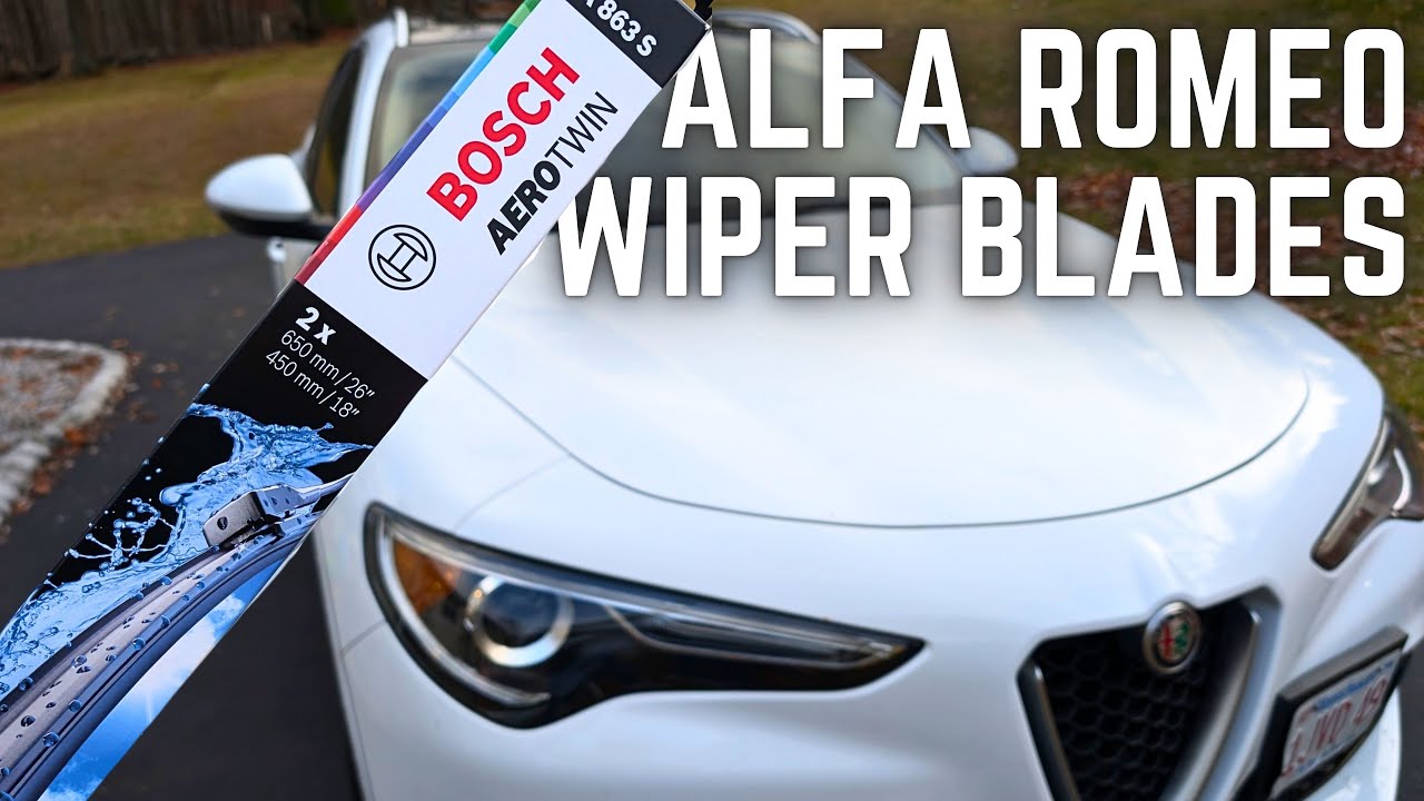 HOW TO Remove & Replace Windshield Wiper Blades on Alfa Romeo Stelvio or Gulia