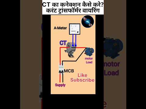 How to connection of Current transformer #CT wiring #shorts #CT #instrument transformer #trending