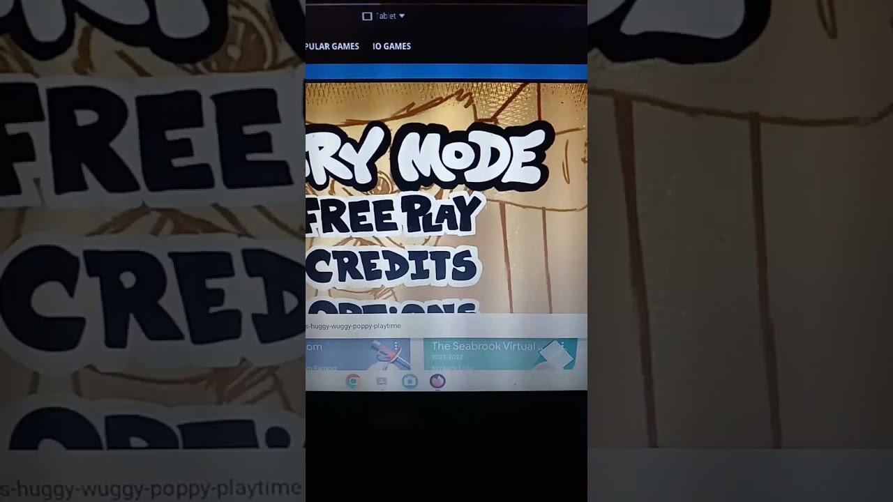 How to play fnf huggy wuggy on school Chrome book.