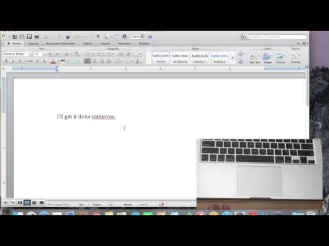 Right-Clicking for Spellcheck on the Mac