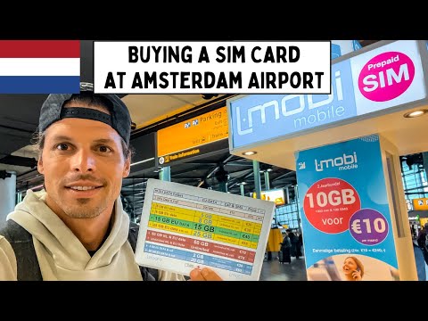 Buying a Sim Card for Netherlands at Amsterdam Airport