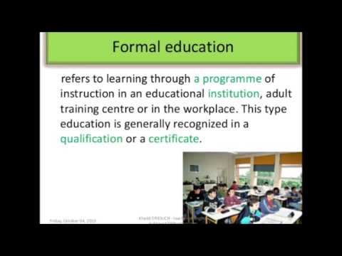 formal education