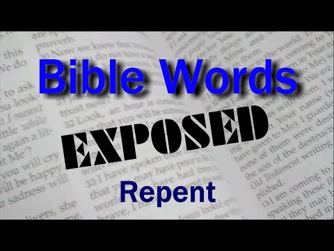 Repent (Bible Words Exposed series)