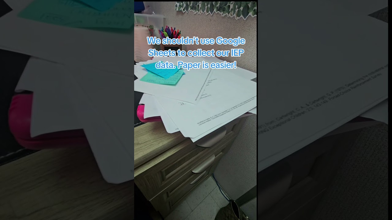 Easy Teacher Organization #googlesheets #teacherspayteachers #specialeducationteacher