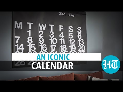 Watch: Why this calendar is a Modernist icon