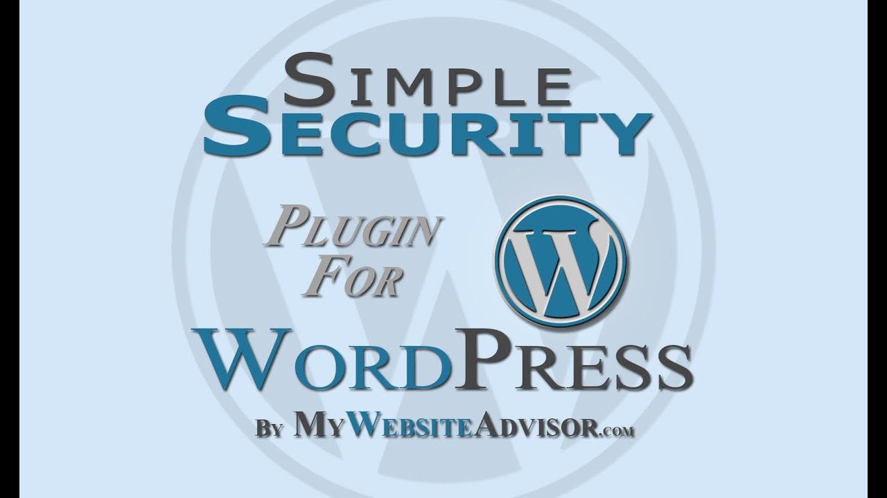 Simple Security for Wordpress Video Tutorial