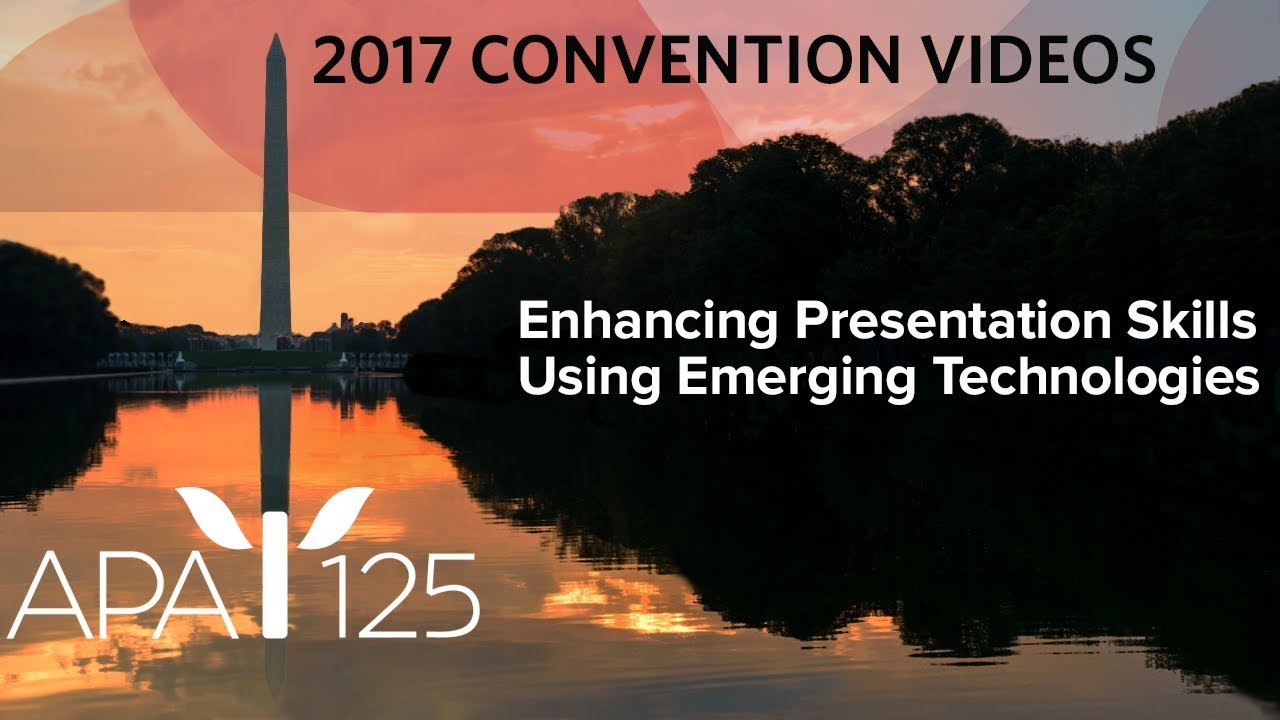 Enhancing Presentation Skills Using Emerging Technologies