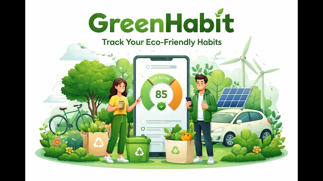 GreenHabit – Eco Score Tracker | Track Your Daily Environmental Impact 🌍