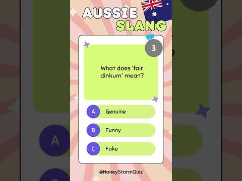 Slang Wiz: Meaning of 'Fair Dinkum'