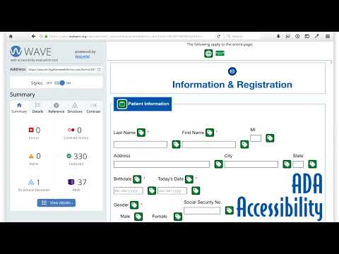 ADA Accessibility in Secure Patient Forms