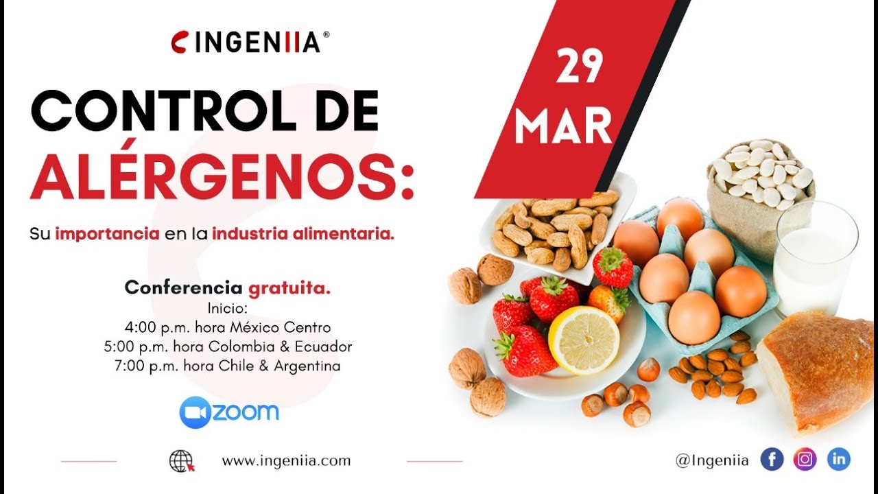 RESUMEN DE CONFERENCIA GRATUITA: CONTROL DE ALERGENOS