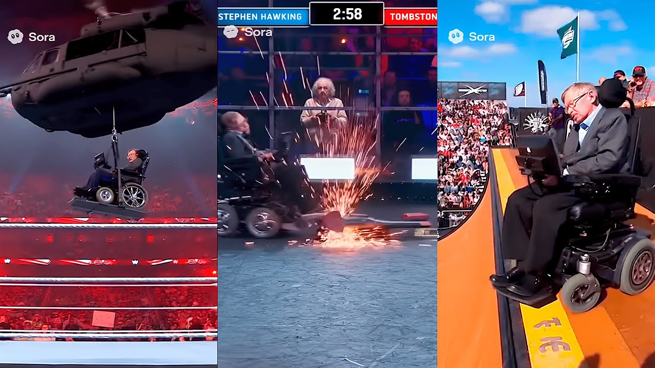 Stephen Hawking AI Memes | Sora 2