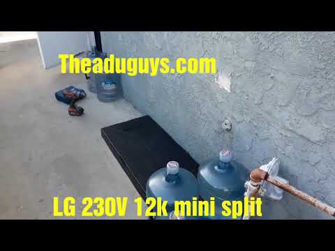 LG 230V 12K mini split