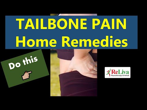 Tailbone Pain Relief Home Remedy Coccydynia #shorts