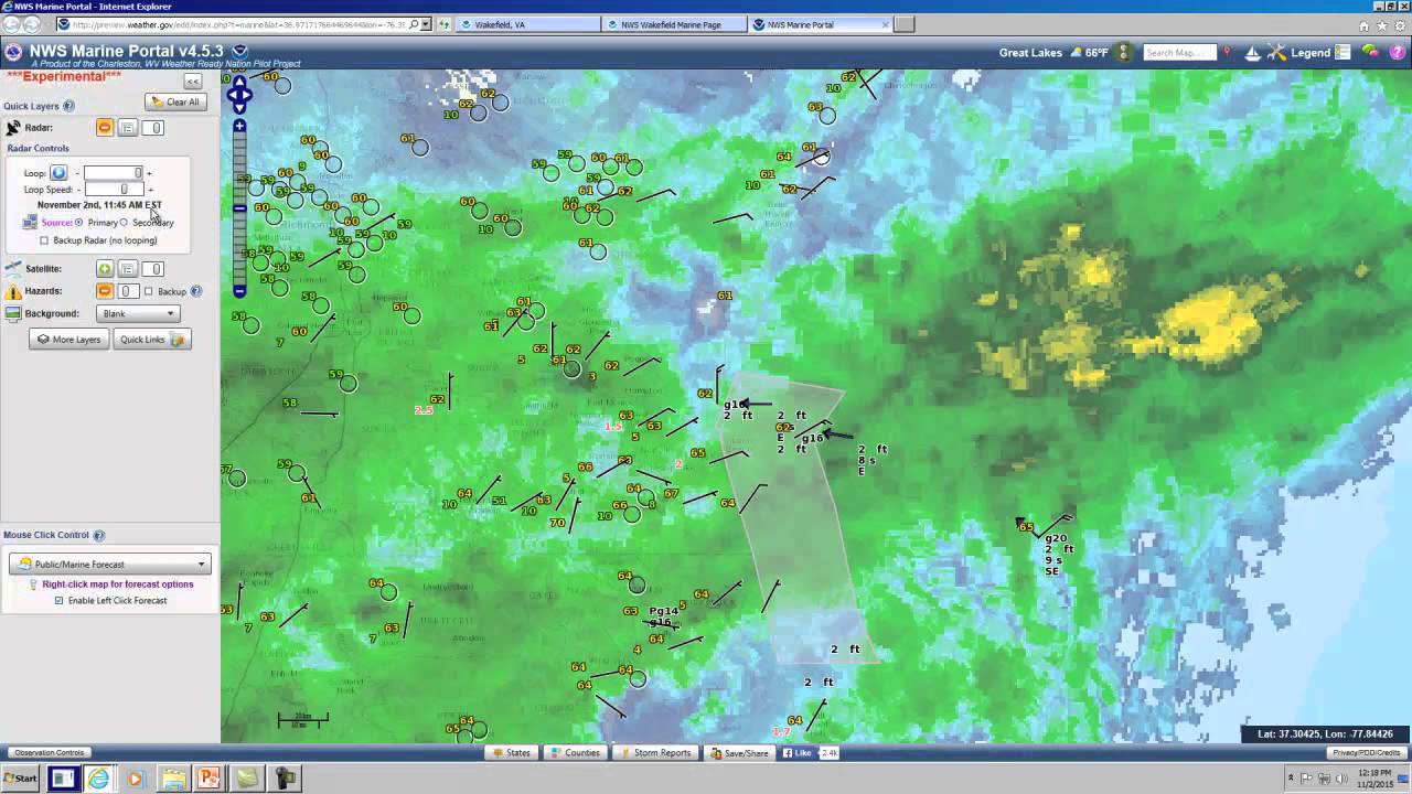 Marine Weather Portal Overview