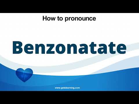 How to pronounce Benzonatate in English correctly
