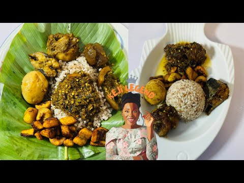 How to make Nigerian Ofada Rice and Ofada stew | kejilegend