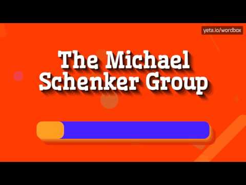 THE MICHAEL SCHENKER GROUP - HOW TO PRONOUNCE IT!? (HIGH QUALITY VOICE)