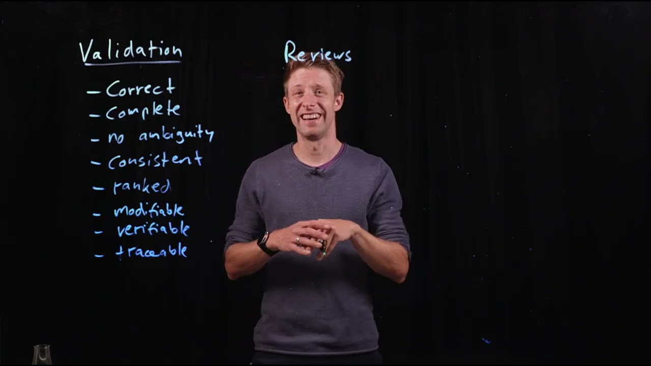 Module 01: Requirements Engineering, Part 05: Validation